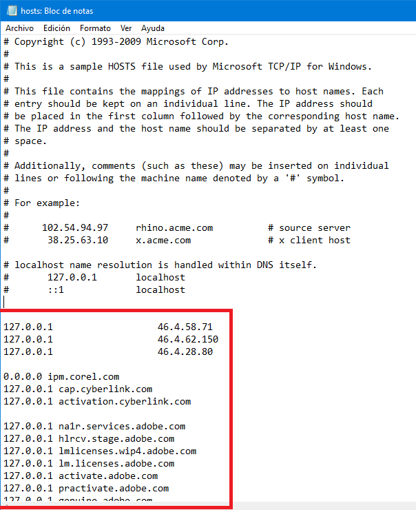 Bloquear Hosts en el archivo Hosts de Windows - Zentinels.NET
