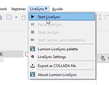 Como habilitar livesync en Lumion 11 y 12 - Zentinels.NET