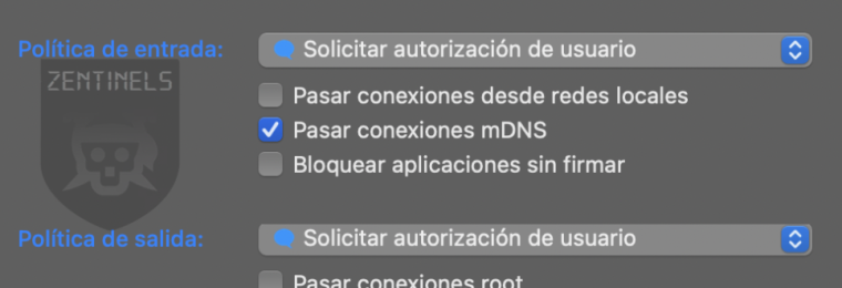 Como configurar Firewall Vallum 4 en Mac - Zentinels.NET
