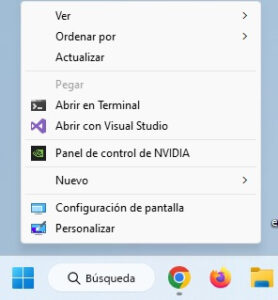 Menú de clic derecho de Windows 10 en Windows 11 - Zentinels