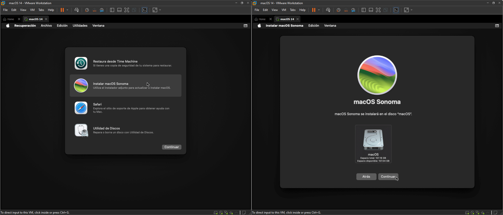 Instalar MacOS Sonoma en Windows con VMware Workstation - Zentinels.NET