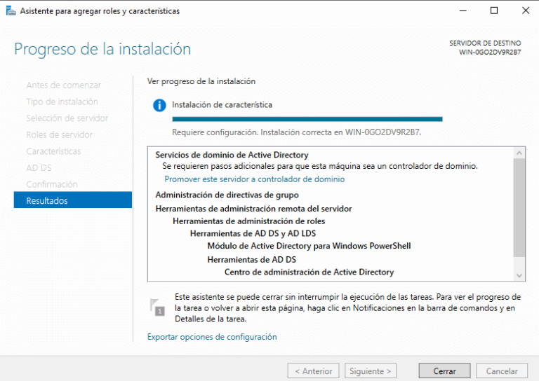 Instalar Active Directory en Windows Server 2022 y 2019 - Zentinels.NET