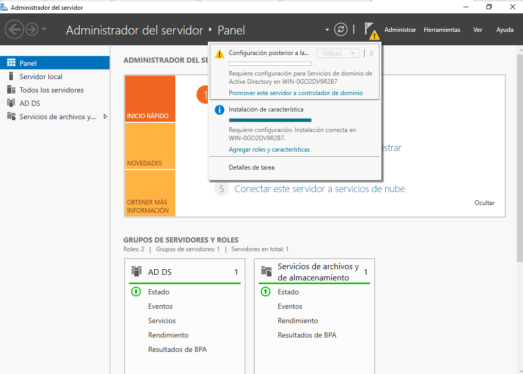 Instalar Active Directory en Windows Server 2022 y 2019 - Zentinels.NET