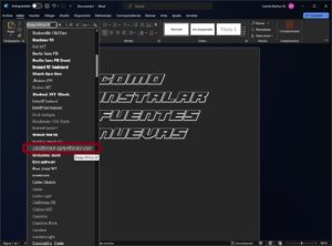 Cómo instalar y agregar nuevas fuentes en Word - Zentinels.NET