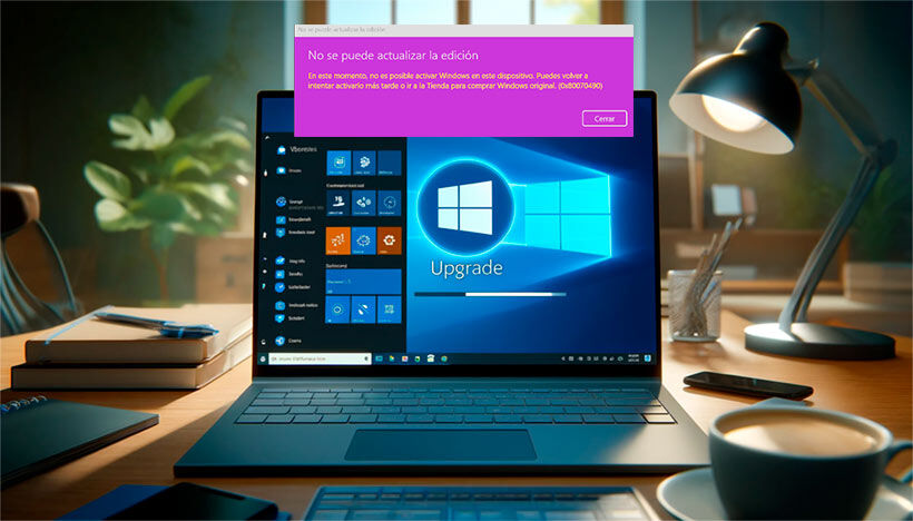 Solución al error 0x80070490 al actualizar Windows 11 Home a Pro - Zentinels.NET